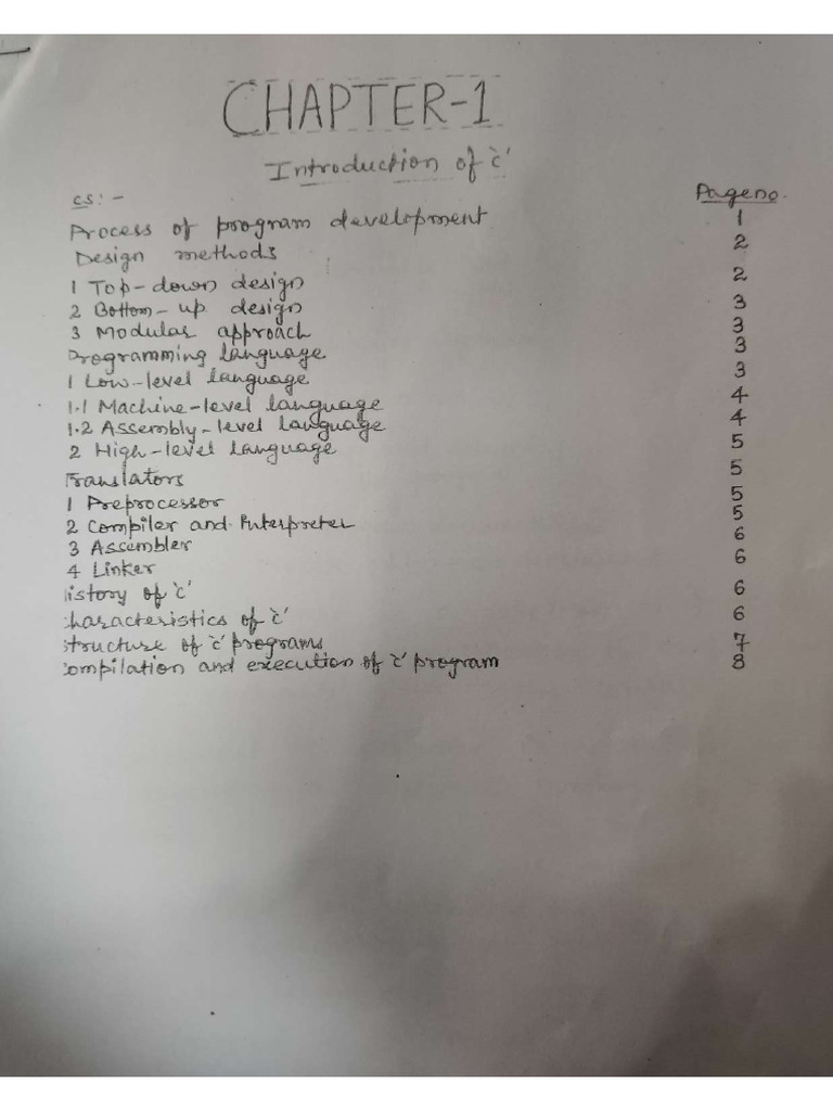 Introduction To C, Process of Program Development | PDF