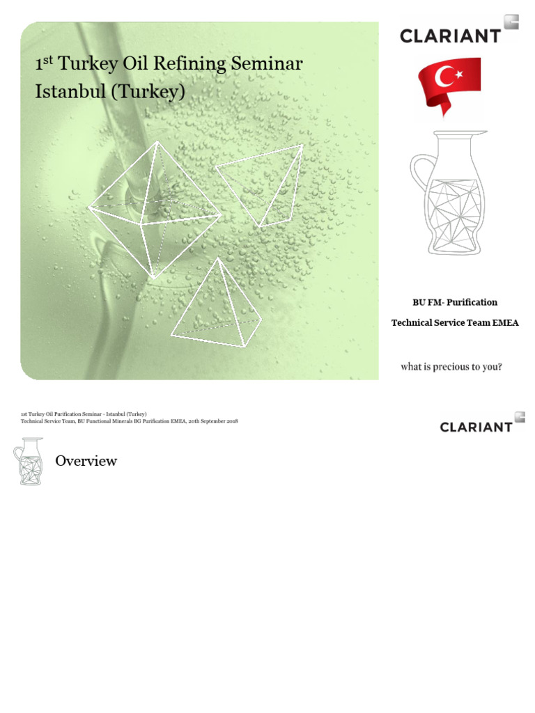 Clariant Turkey Seminar - Bleaching Optimization | PDF | Water ...