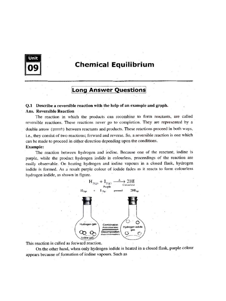 Chemistry 10 Chemical Equilibrium | PDF