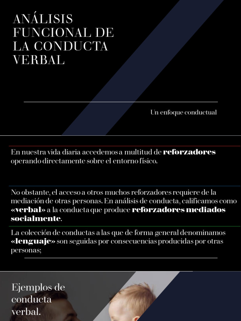 Análisis funcional de la conducta verbal (2) | PDF | Comportamiento ...