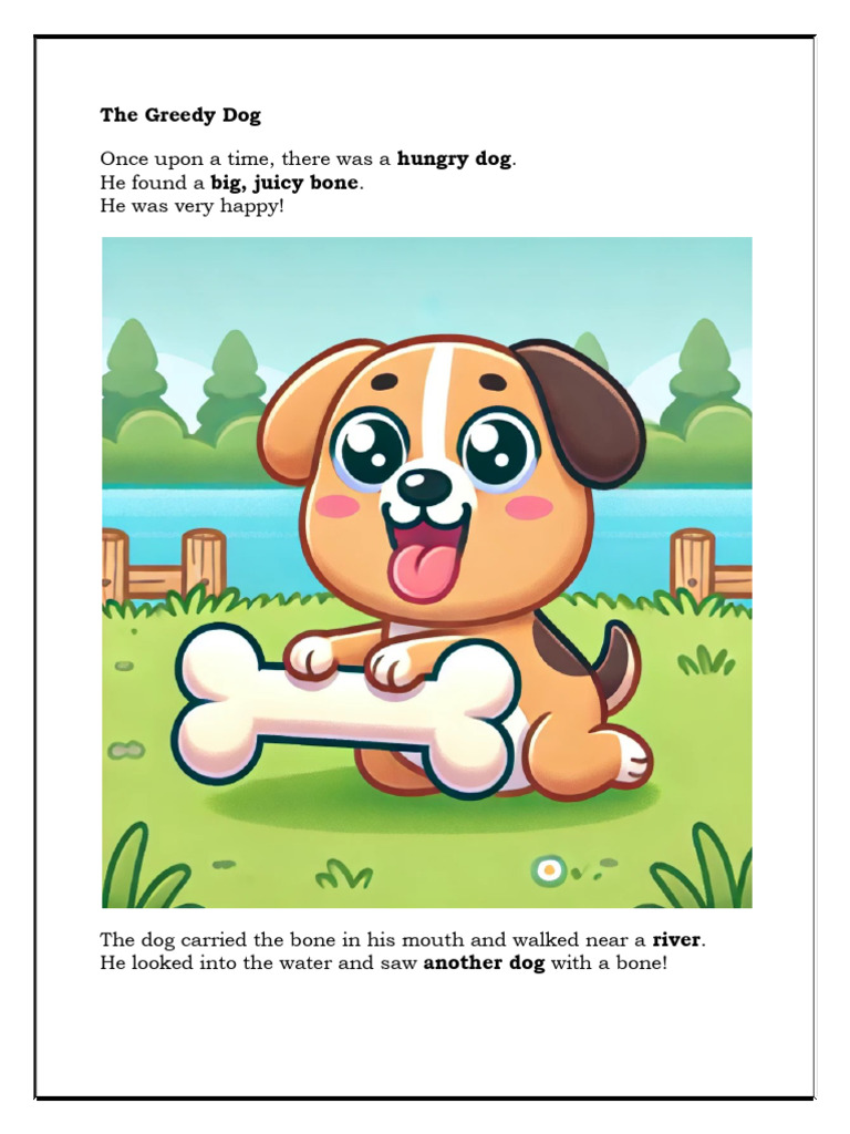 The Greedy Dog | PDF