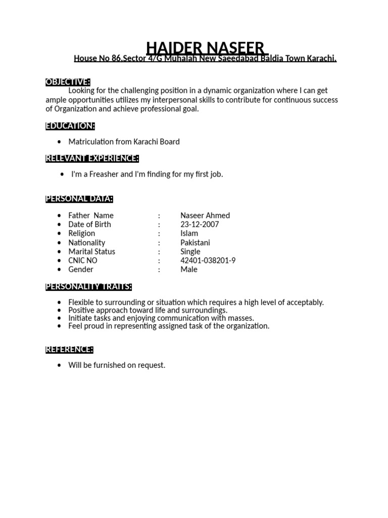 CV (2) | PDF