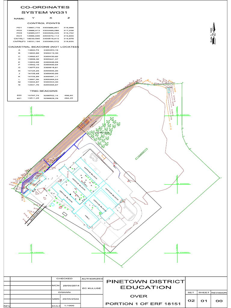 Pinetown District Education - Detail Survey Drawing | PDF