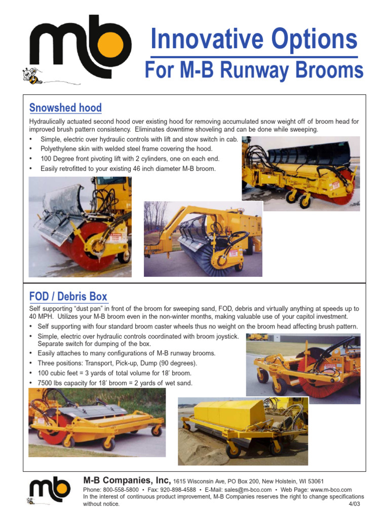 S Innovative Optionsfor Runway Broom | PDF | Mechanical Engineering ...