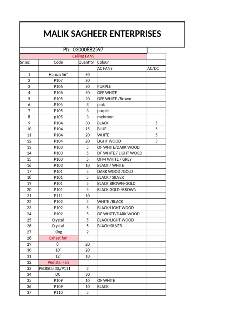 Proud Fans Order | PDF