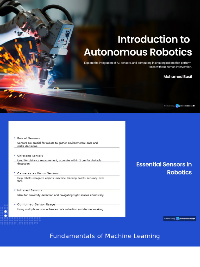 Autonomous Robot Design With Raspberry Pi And Machine Learning Pdf Robot Robotics