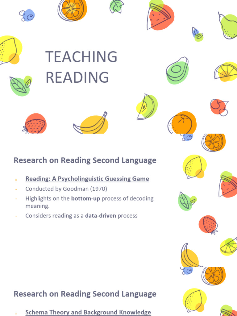 Strategies for Teaching Reading Skills | PDF | Reading Comprehension ...