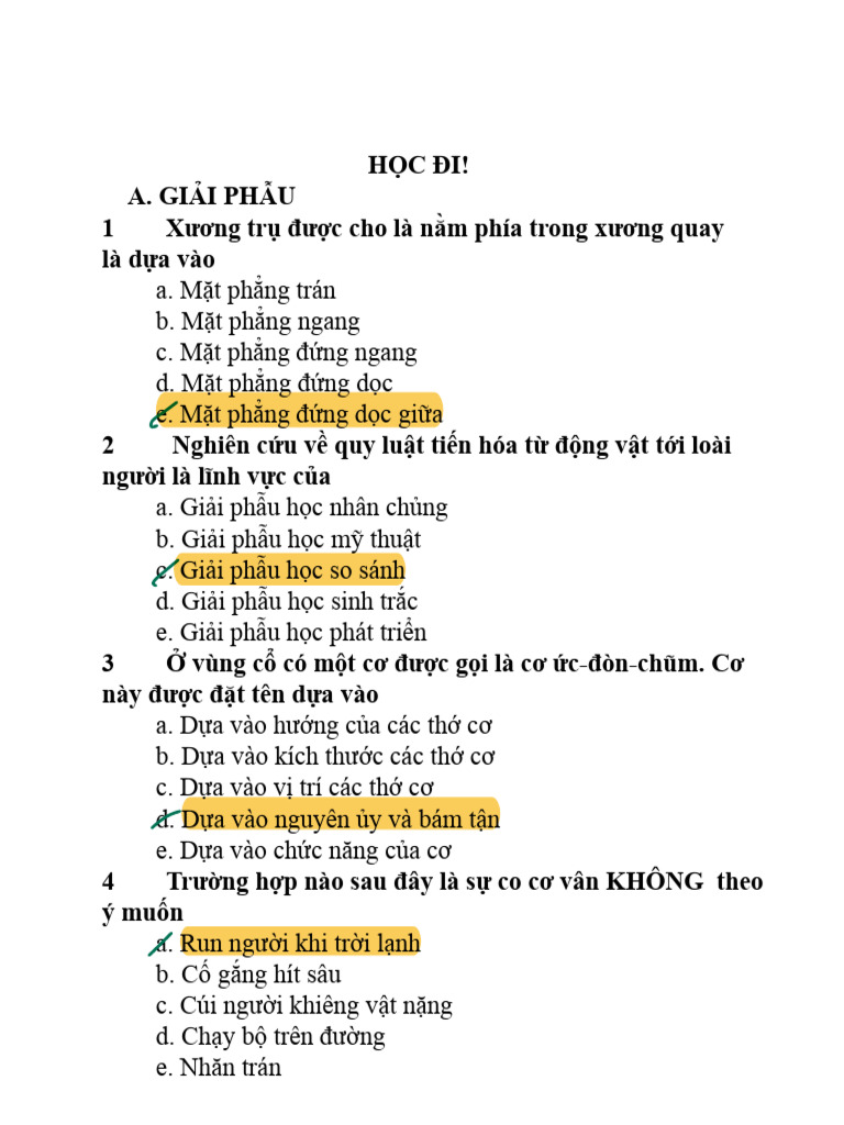 H C I! A. Gi IPH U 1 X NG TR C Cho Là N M Phía Trong X NG Quay Là D A Vào | PDF
