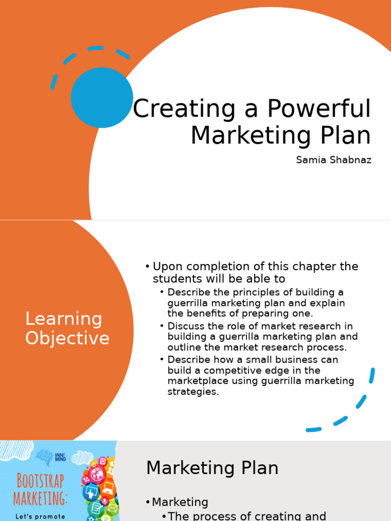 7) ED - Marketing Plan Part 1 | PDF | Marketing | Marketing Research