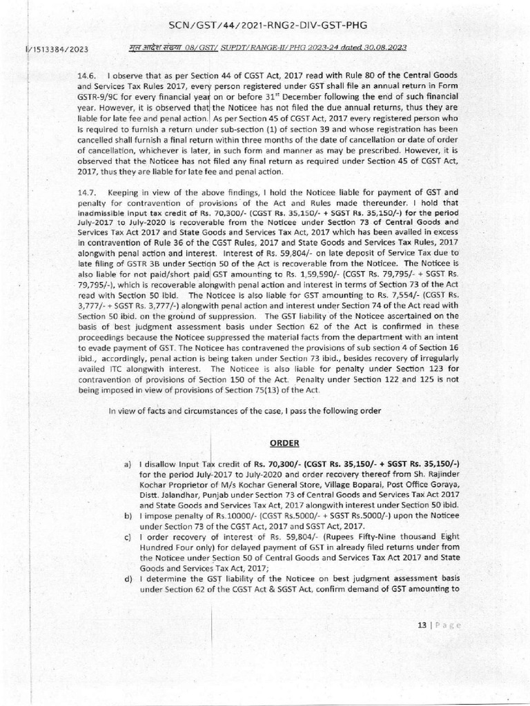 Ibid.: / 2-Div-Gst-Phg | PDF | Taxation | Payments