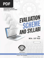 BCA Syllabus - 2025 Onwards | PDF | Matrix (Mathematics) | Pointer (Computer Programming)