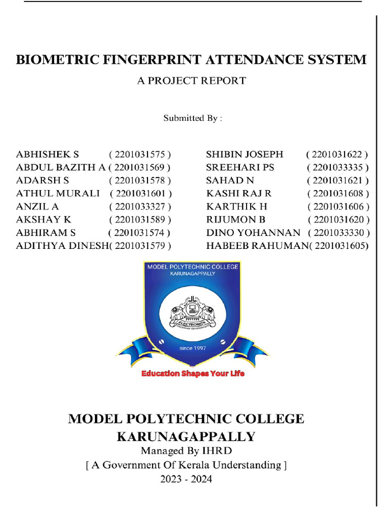 Miniproject Report | PDF