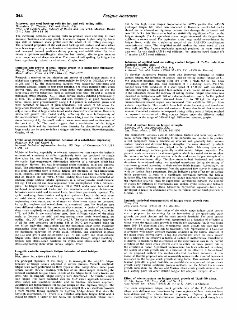 Improved Cast Steel Back-Up Rolls For Hot and Cold Rolling Mills | PDF ...