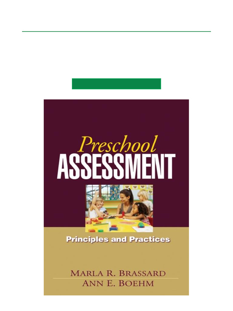 Preschool Assessment Principles and Practices Multiformat Download ...