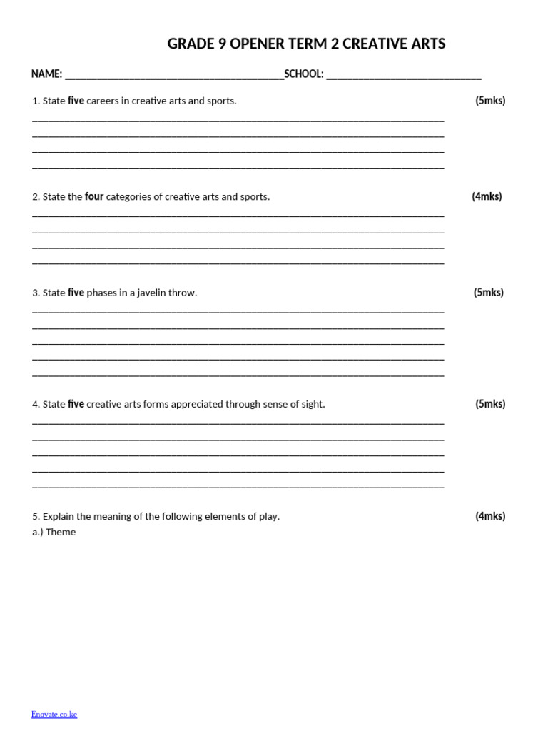 Grade 9 CAS | PDF