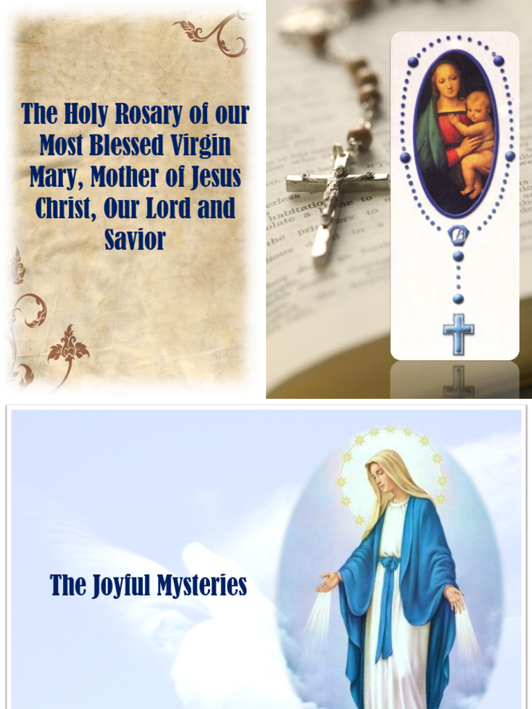 Rosary of The Blessed Mother 1222652867375985 9 | PDF | Jesus | Mary ...