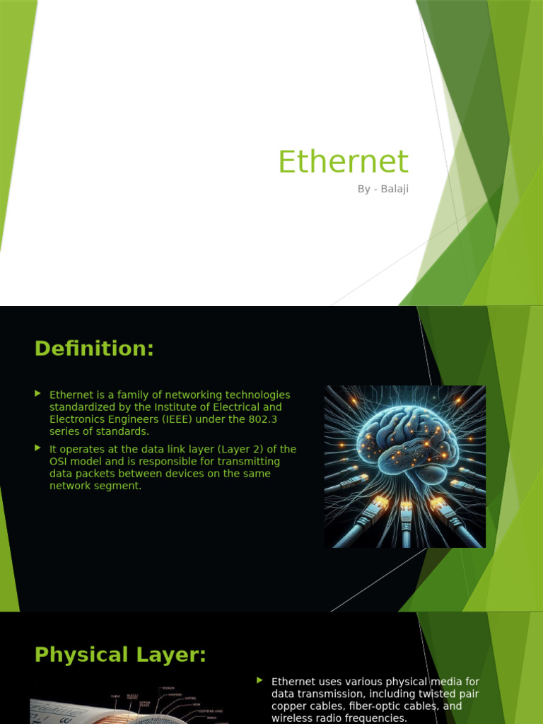 Ethernet | PDF | Ethernet | Computer Network