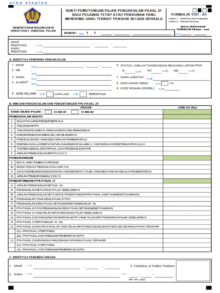 SPT Tahunan 2024 Iis Sumarni | PDF