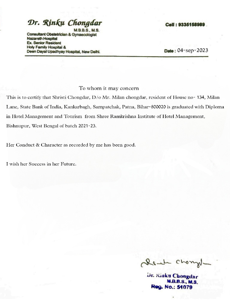 Sample Ref Letter 1 (1) | PDF