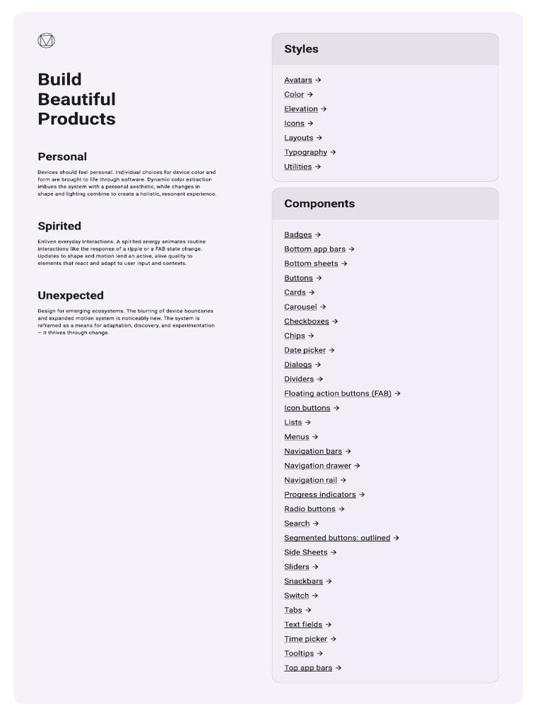Material Ux Learn - Build | PDF | Icon (Computing) | Computing