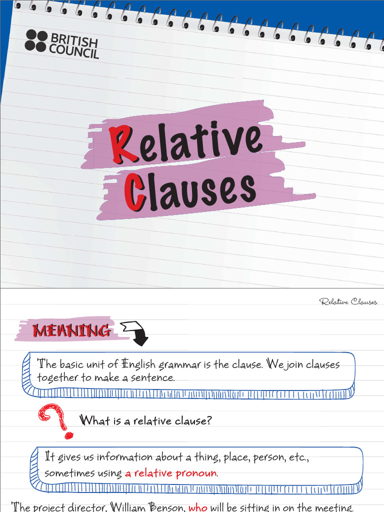 10 MyClass Upper Int Relative Clauses | PDF | Clause | Comma