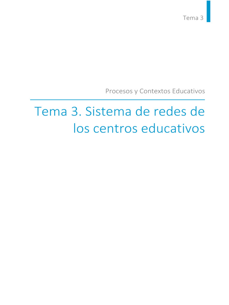 Full 6678 Tema 3. Sistema de Redes de Los Centros Educativos esl-ES | PDF | Educación vocacional ...