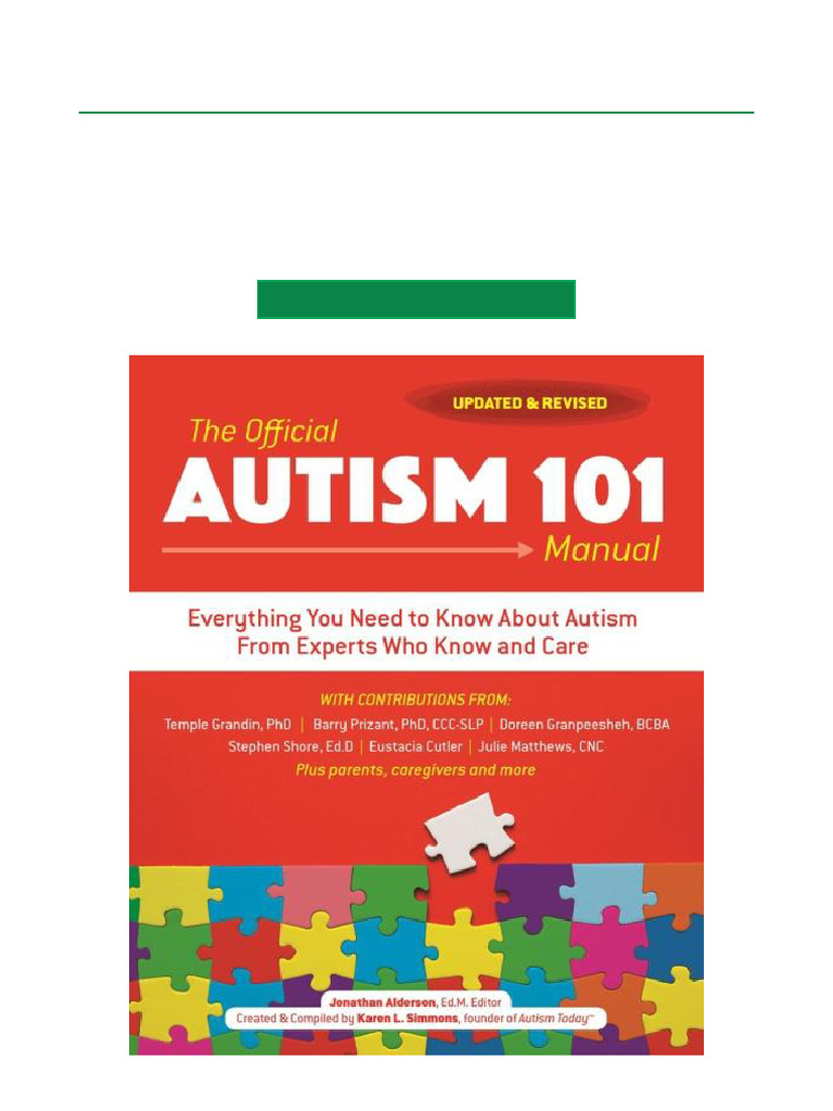 The Official Autism 101 Manual 3rd Edition High-Quality Download | PDF ...