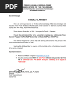 Procedures in The Renewal of PCAP ID and PRC License | PDF | Identity ...