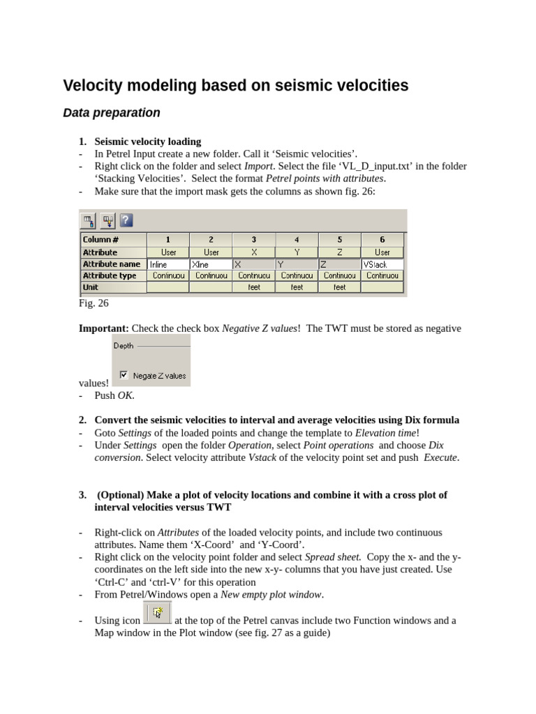 Velocity Modeling Based On Seismic Velocities | PDF | Moving Average | Errors And Residuals