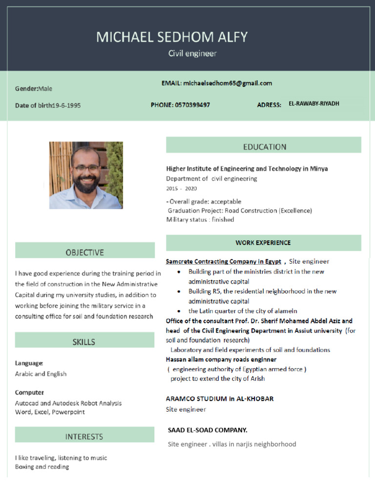 michael sedhom cv | PDF