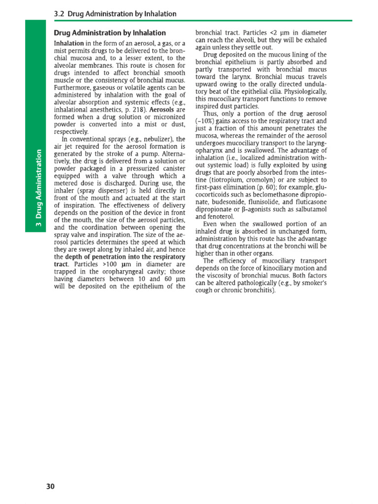 1_Drug administration by inhalation | PDF