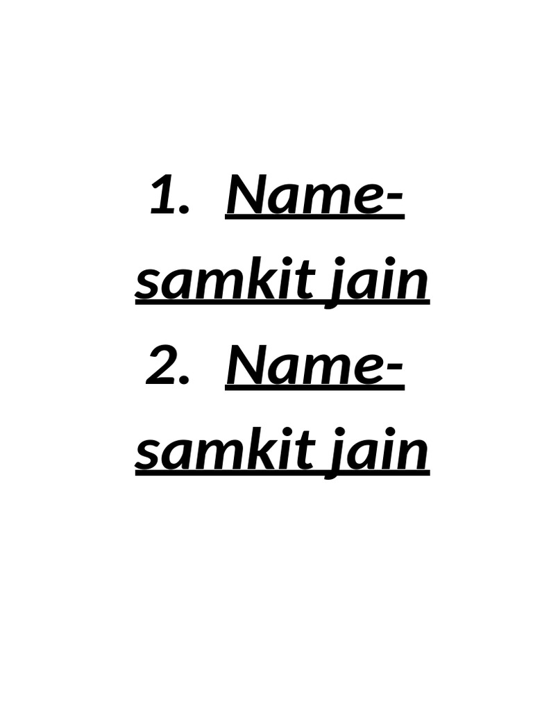Samkit Jain | PDF