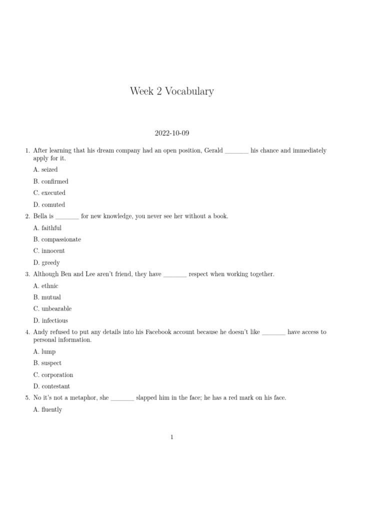 Week2 Test | PDF