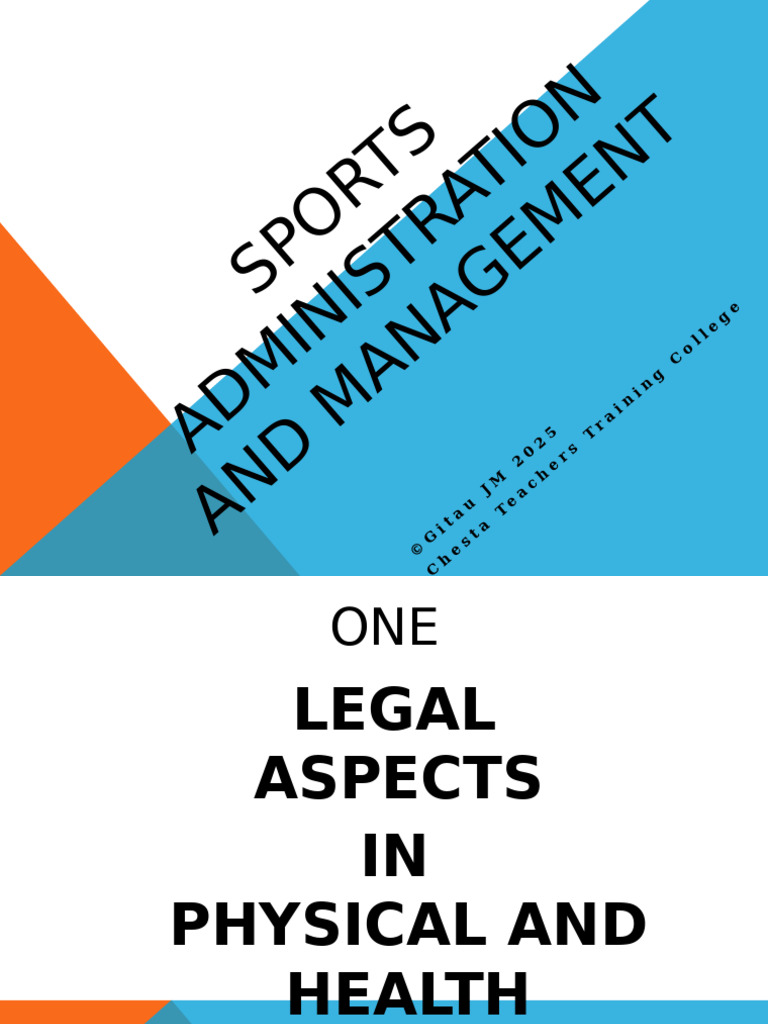 Dpte Upgrade Sports Administration and Management | PDF | Negligence ...