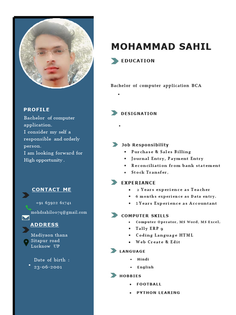 Sahil_CV | PDF