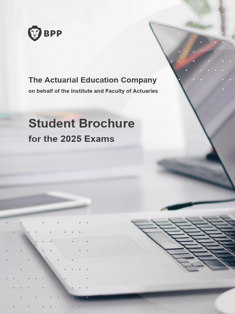 ActEd 2025 Exam Student Brochure | PDF