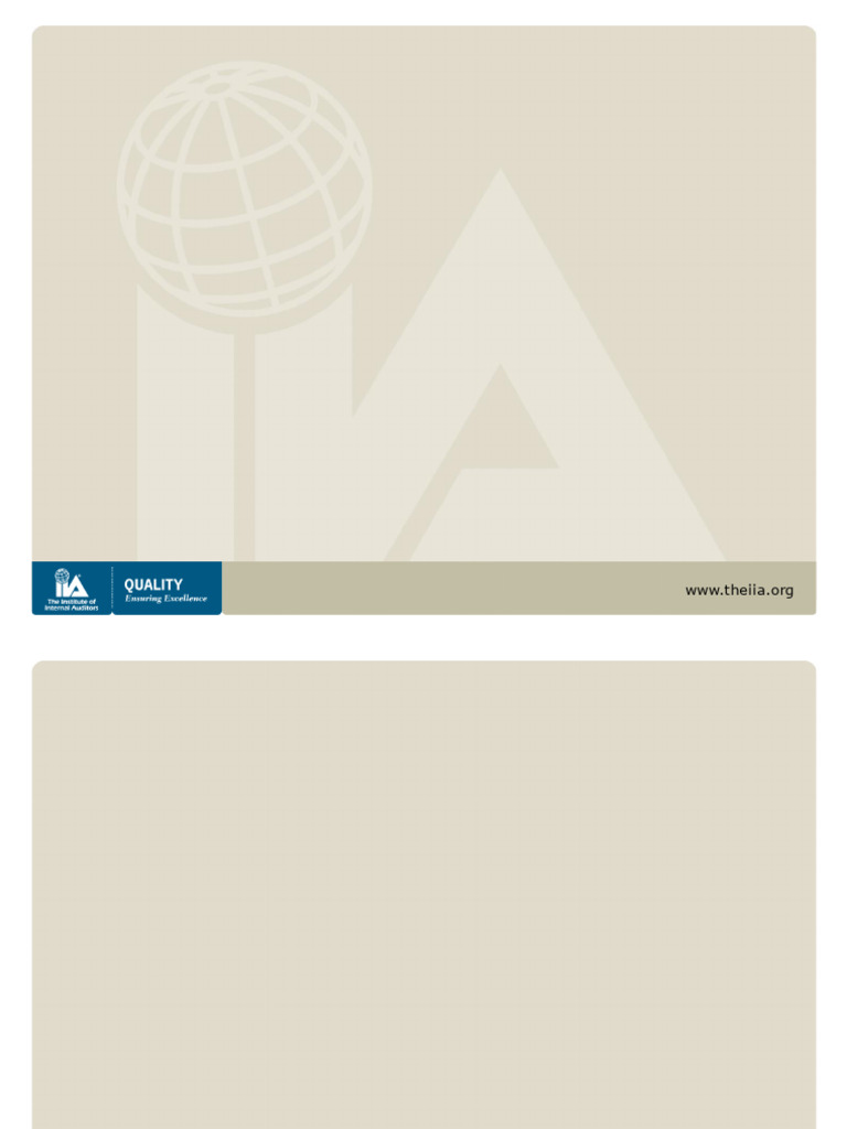 External QA Assessment 2017 | PDF | Internal Audit | Audit