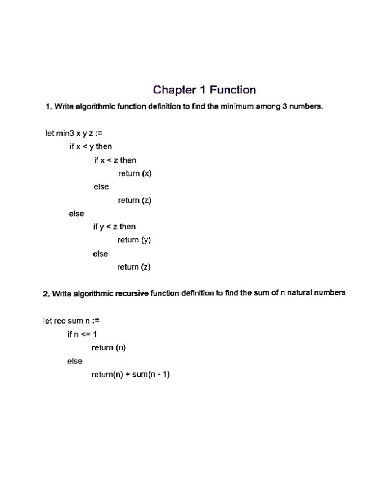12th csc ln 1-9 Hands on practice | PDF