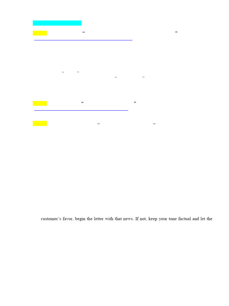 Business Letter Writing Essentials | PDF