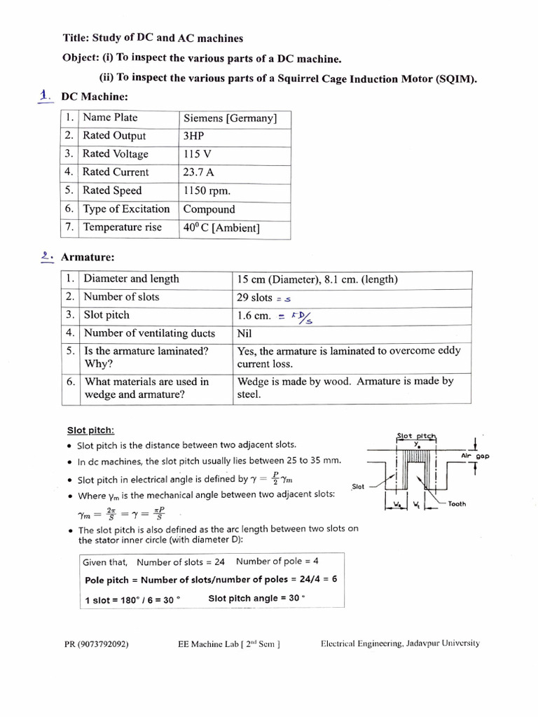 Study of AC and DC Machines | PDF | Mechanical Engineering | Machines