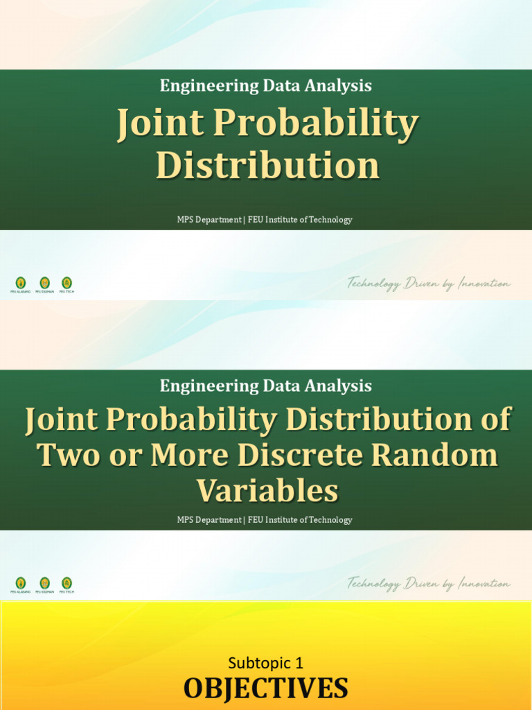 MTPDF5_Joint-Probability-Distribution | PDF | Probability Distribution | Probability Density ...
