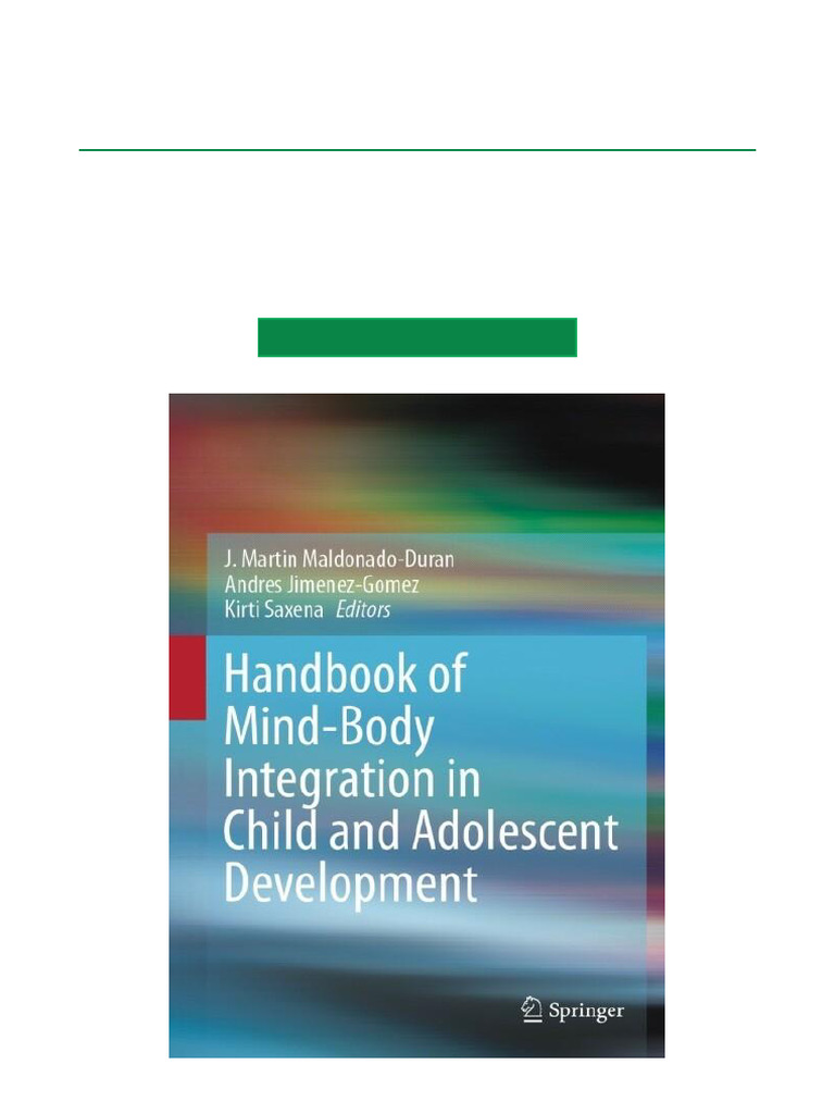 Handbook of Mind/Body Integration in Child and Adolescent Development ...