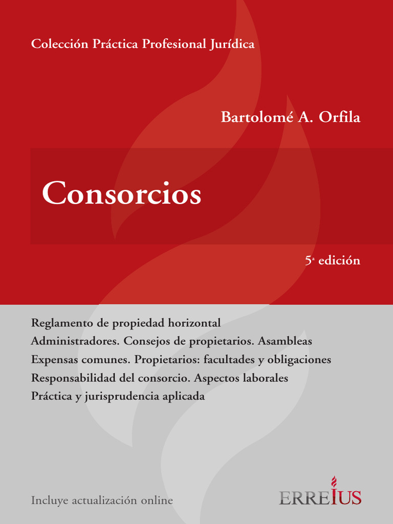 Consorcios - Erreius (LIBRO) | PDF | Regulación | Propiedad