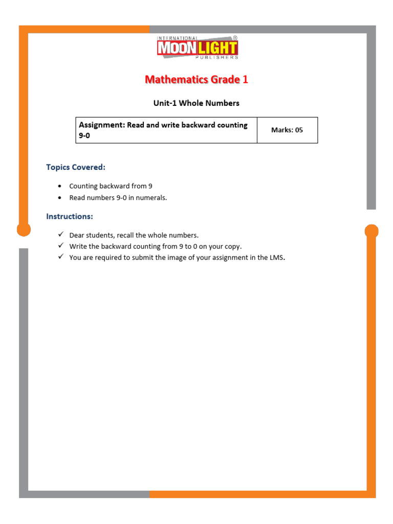 Unit 1 Topic 2 Assignment 2 Maths1 | PDF