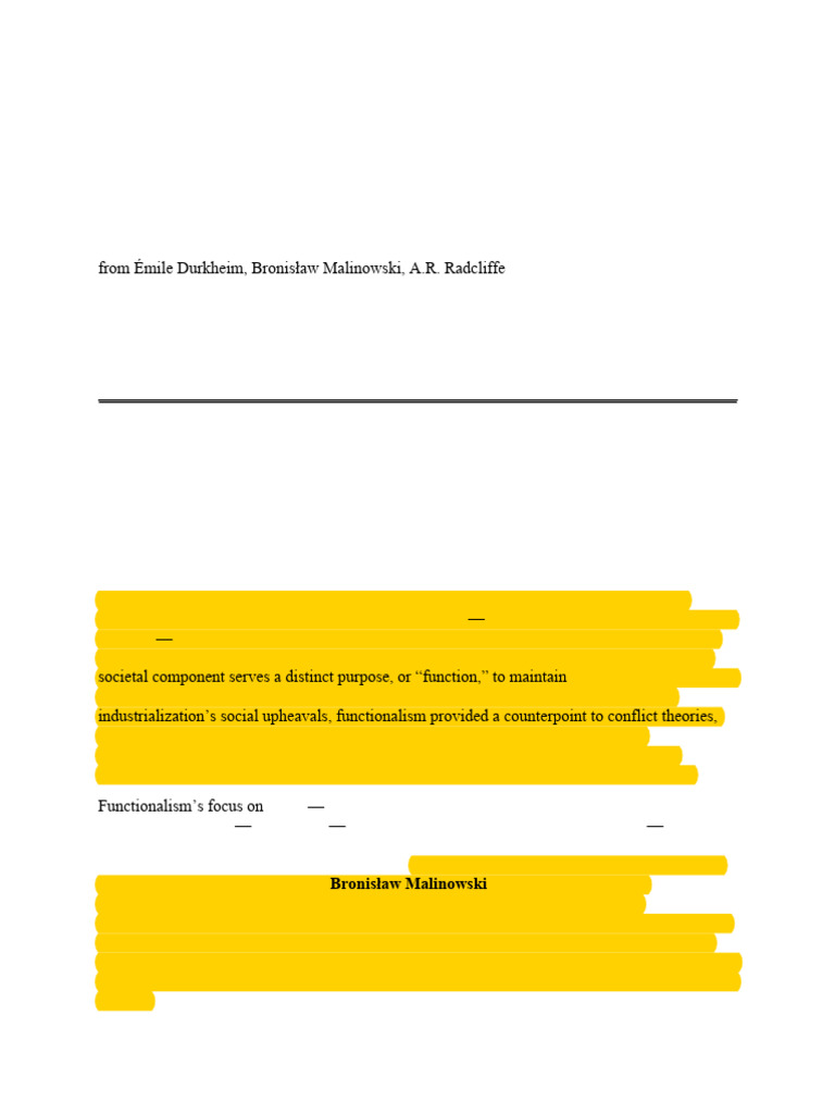 Functionalism in Sociology - An Expanded Exploration of Theories ...