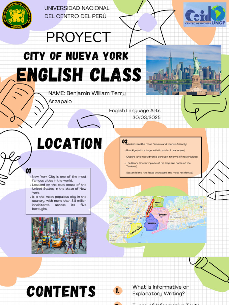 Writing Informative or Explanatory Texts English Presentation in ...
