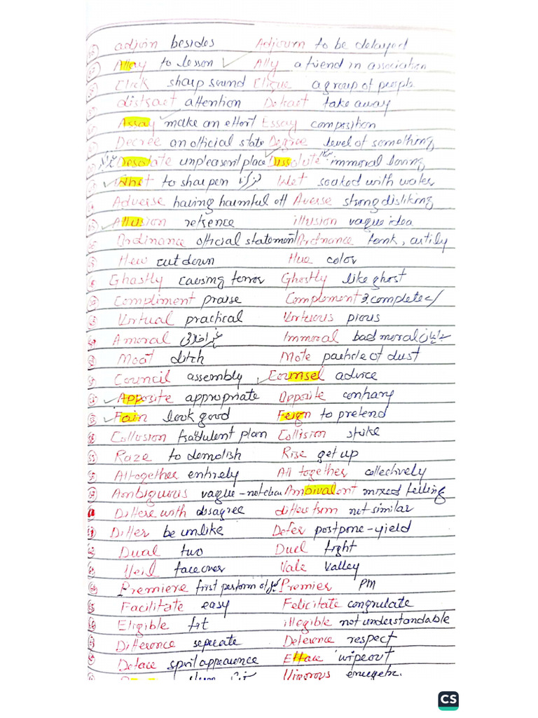 My One Word Substitution | PDF