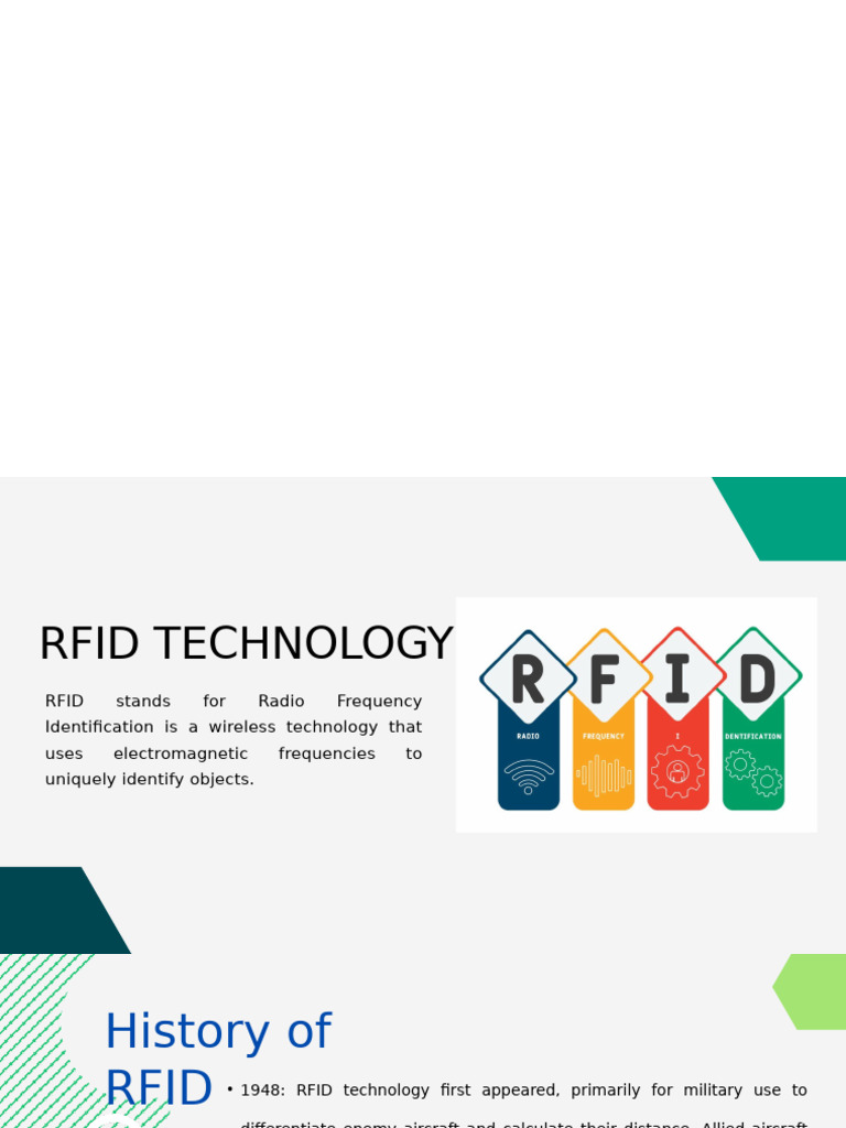 RFID Technology | PDF | Radio Frequency Identification | High Frequency