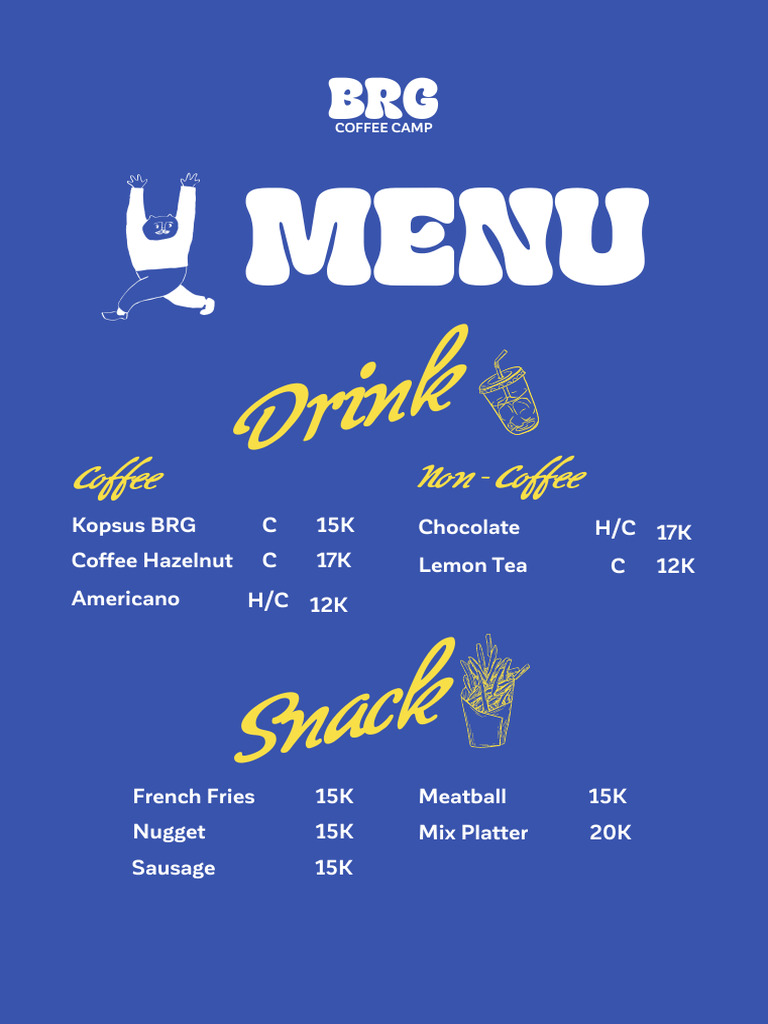 BRG Coffee Menu | PDF