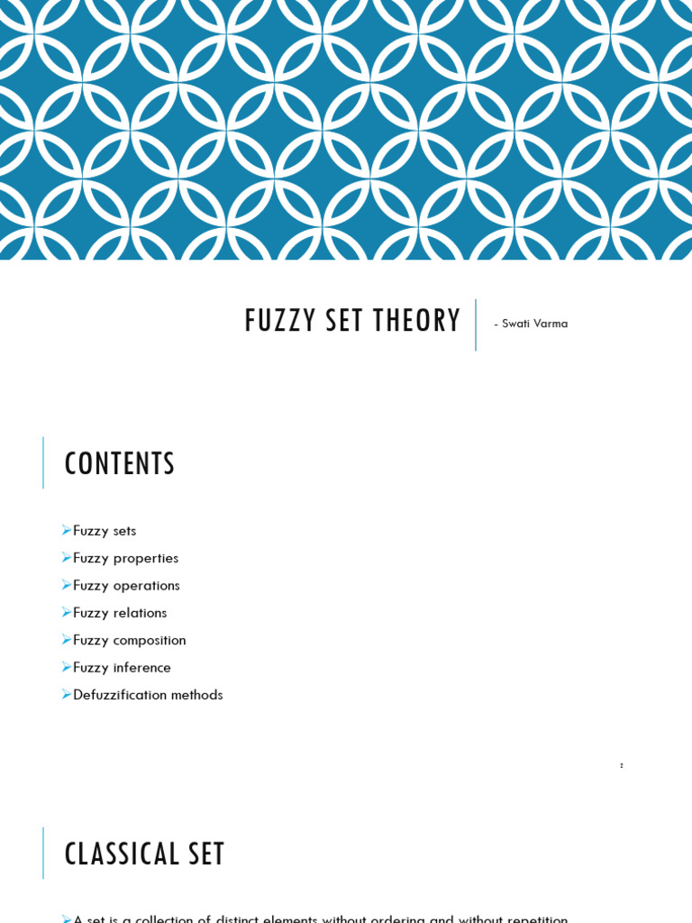 Fuzzy Set Theory Overview and Applications | PDF | Fuzzy Logic | Vagueness